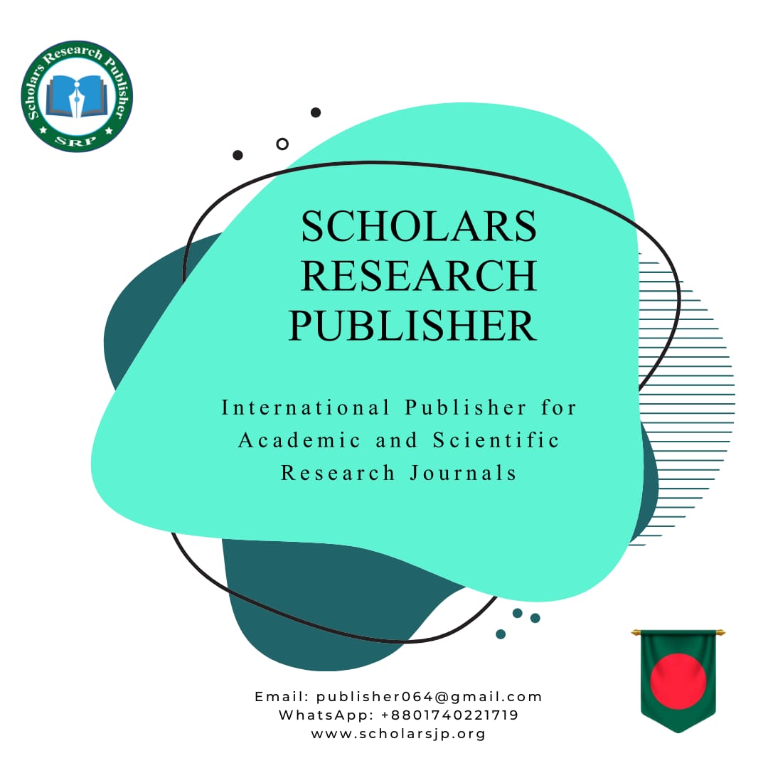 Scholars Research Publisher – An International Publisher of Academic ...